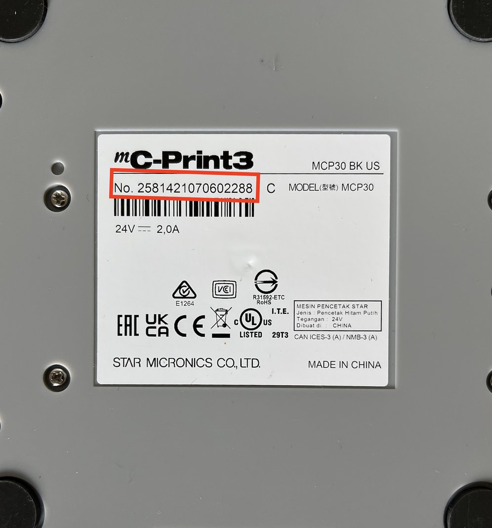 Receipt Printer/Printing Options