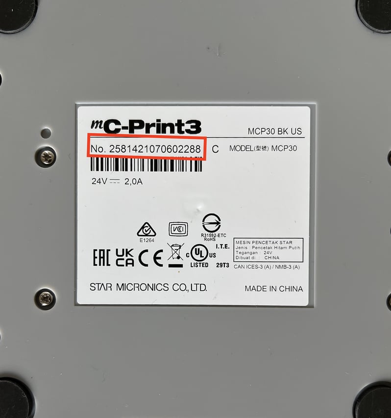 Receipt Printer/Printing Options