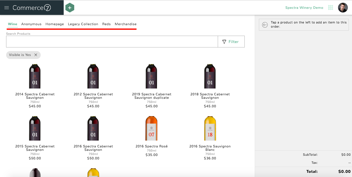 How to Add, Remove, and Sort Collections in the POS.