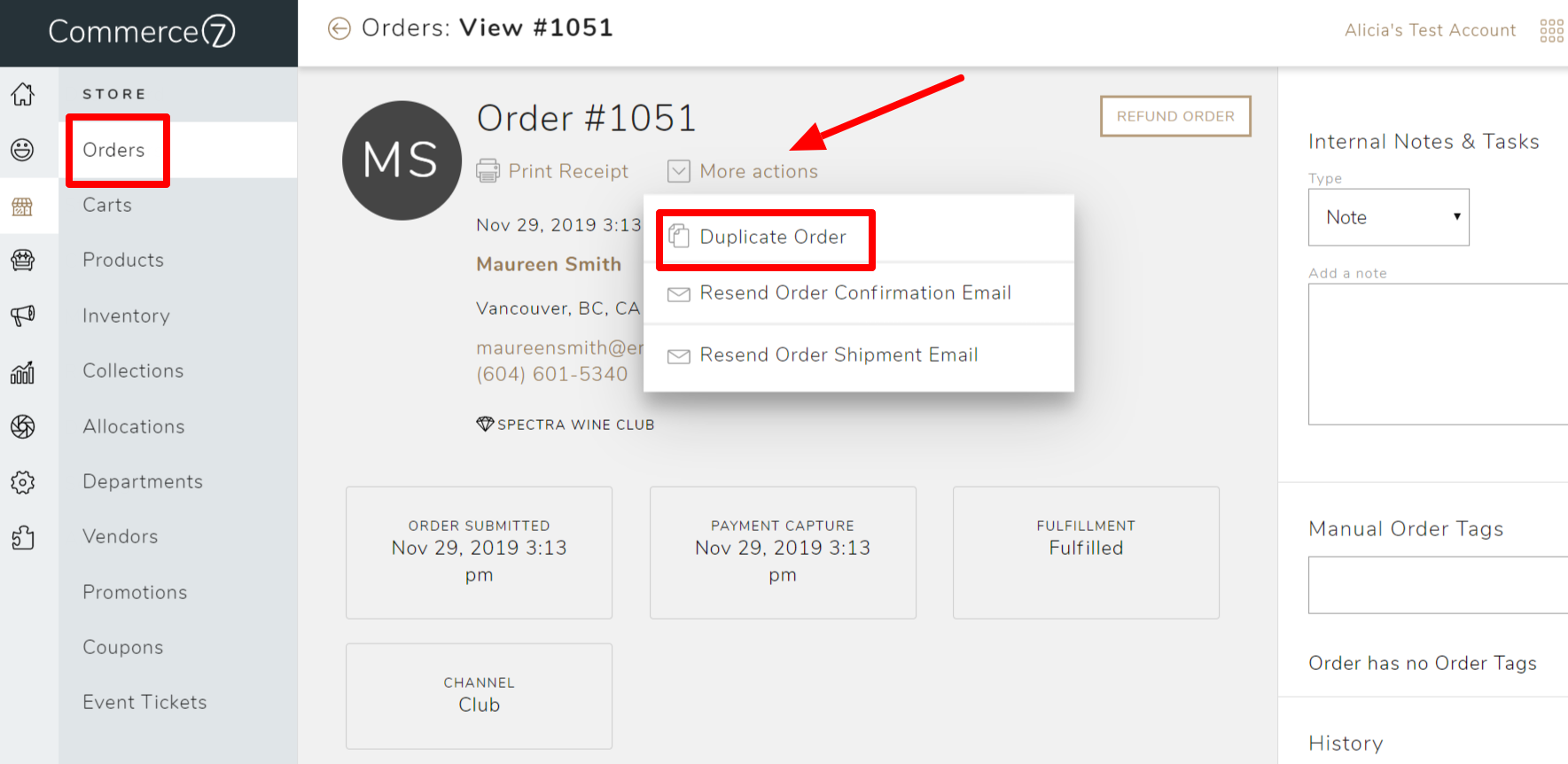 I Processed An Order Incorrectly, How Do I Fix It?