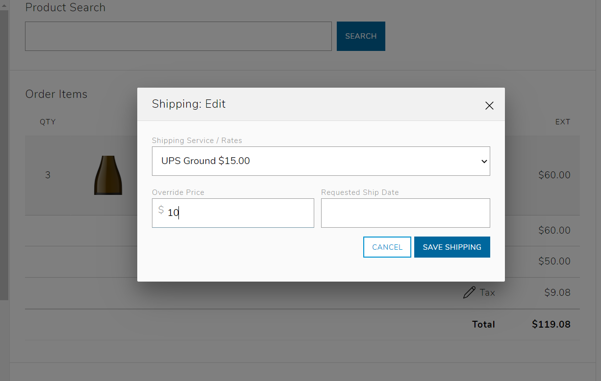 Overriding the Price of a Product or Shipping on an Order